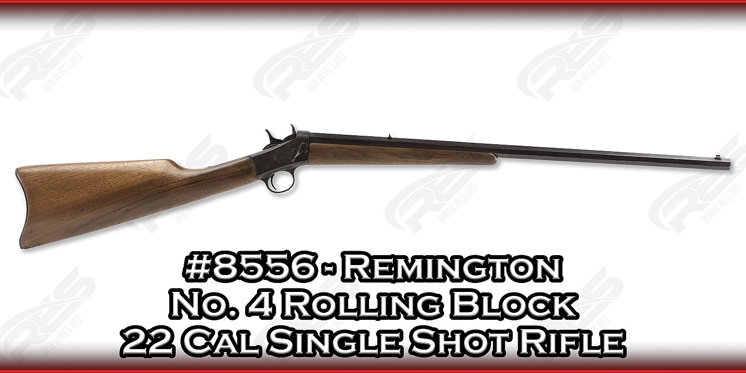 Remington No. 4 Rolling Block 22 Cal Single Shot Rifle
