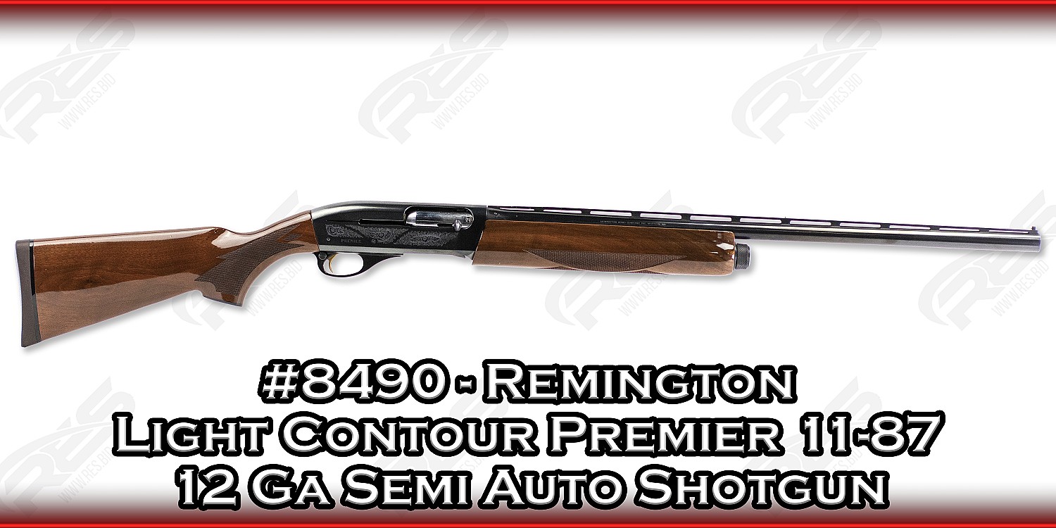 Remington Light Contour Premier 11-87 12 Ga Semi Auto Shotgun