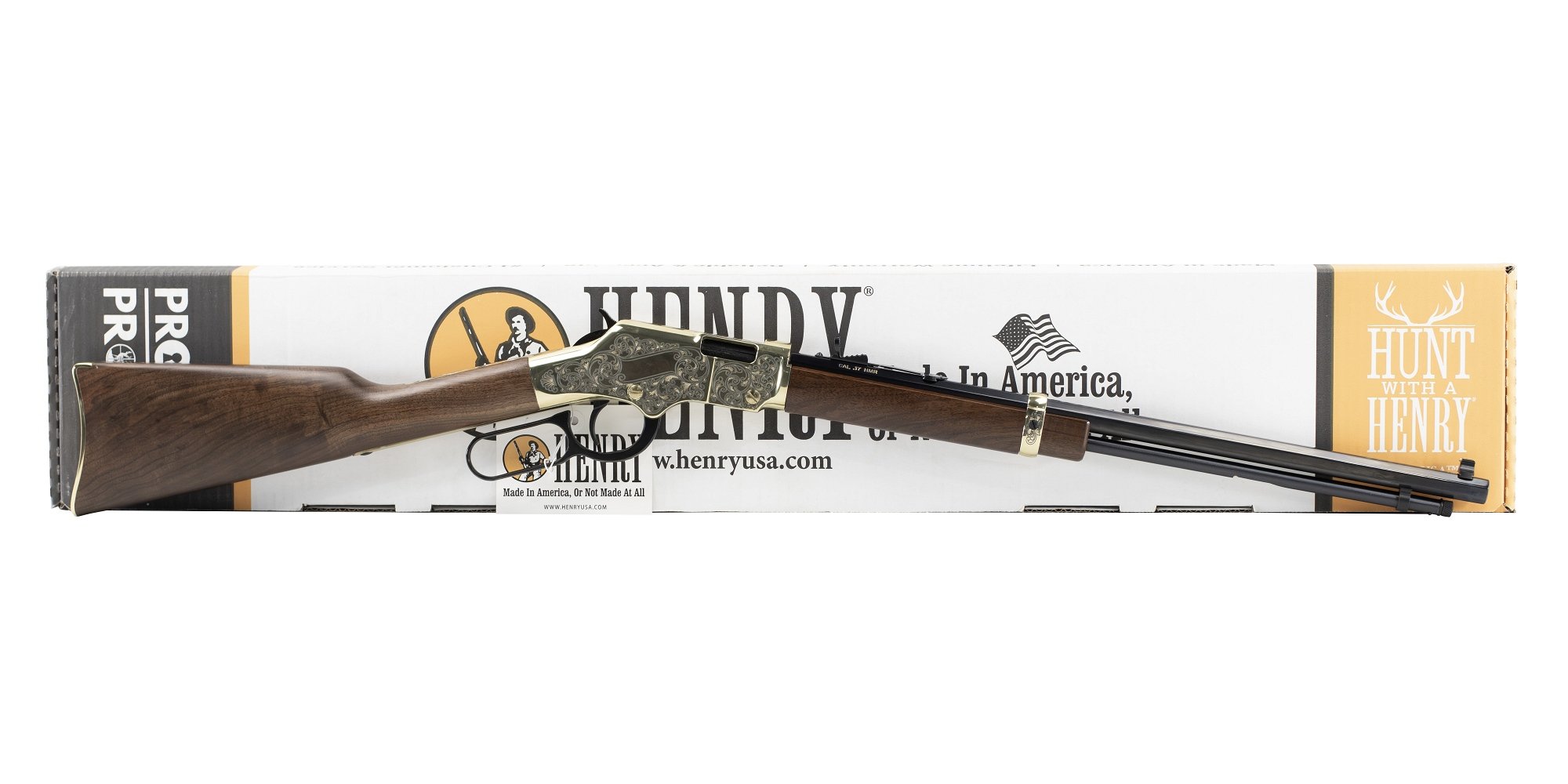 Henry 3rd Edition Golden Boy Deluxe 17 HMR Lever Action Rifle